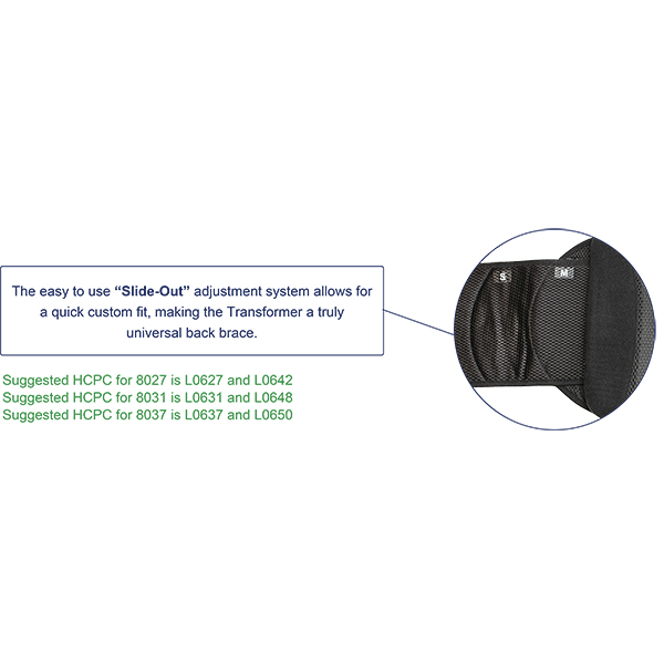 TRANSFORMER² BACK BRACE® - D.M.E. Certified Supplies